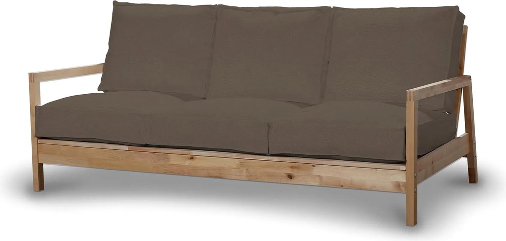 Potah na pohovku IKEA  Lillberg 3-místná nerozkládací barva hnědá látka pletený vzor