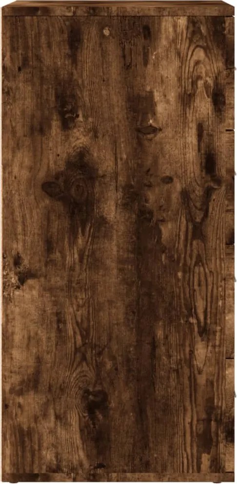 Příborníky 2 ks kouřový dub 60 x 39 x 80 cm kompozitní dřevo 3276627