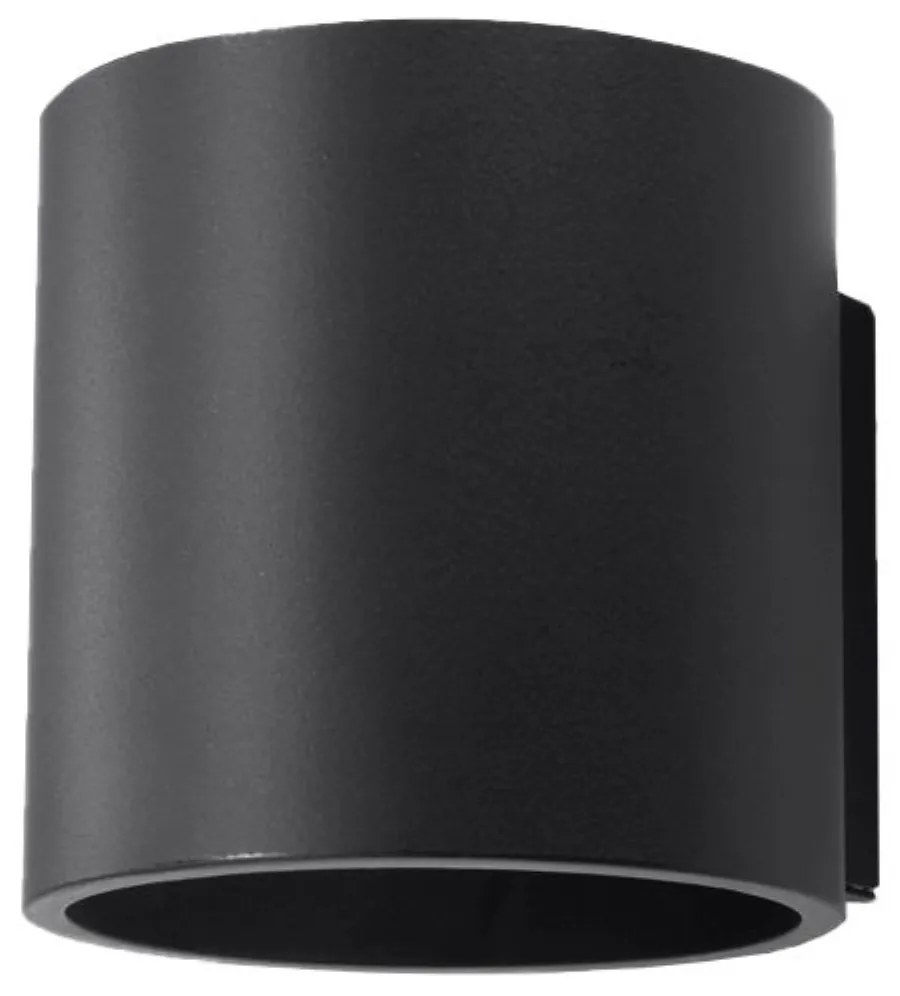 Sollux Lighting Nástěnné svítidlo ORBIS 1 černé
