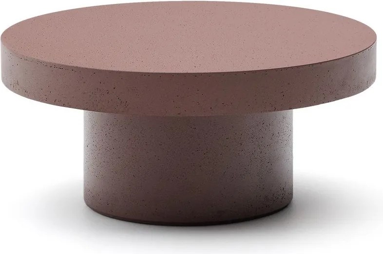 Betonový kulatý zahradní konferenční stolek ø 66 cm Aiguablava – Kave Home