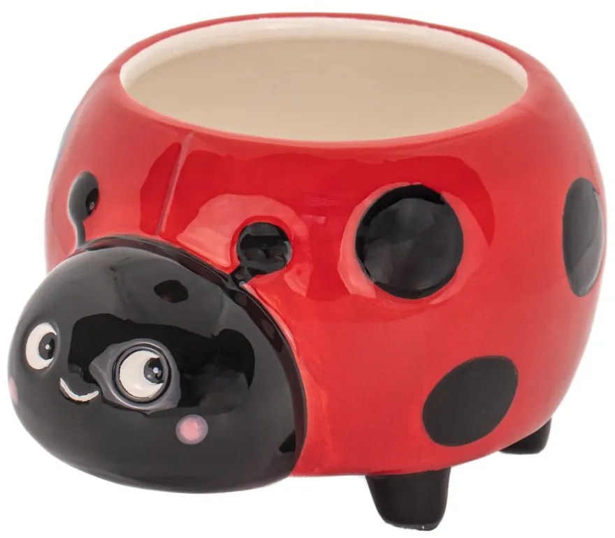 Keramický obal na květináč Ladybird Mini – Sass &amp; Belle