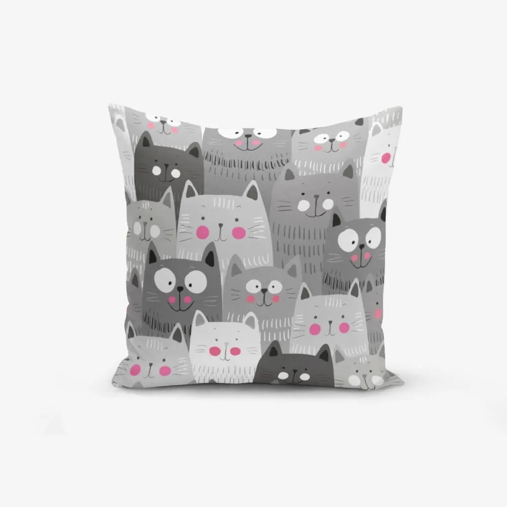 Povlak na polštář s příměsí bavlny Minimalist Cushion Covers Catty, 45 x 45 cm