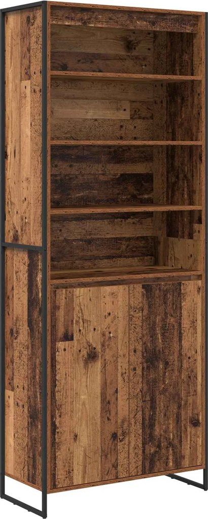 Vysoké skříně Staré dřevo 79 x 36 x 200 cm Kompozitní dřevo 3403044