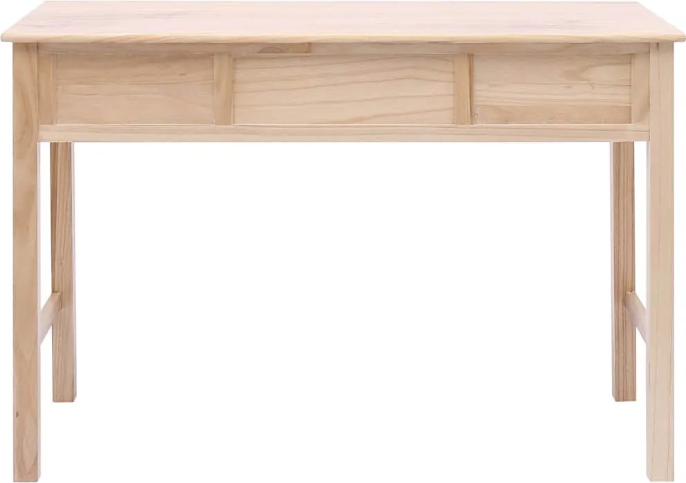 Psací stůl přírodní 110 x 45 x 76 cm dřevo 284159