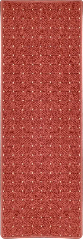 Behúň na mieru Udinese terra, šíre 40 cm, oranžová, chodba / predsieň, Condor Carpets