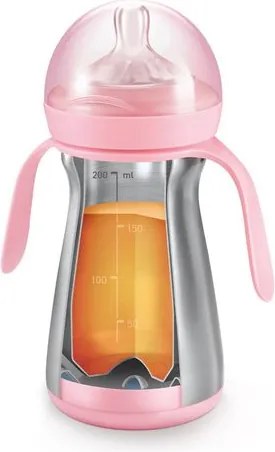 TESCOMA Termo láhev PAPU PAPI 200 ml, růžová