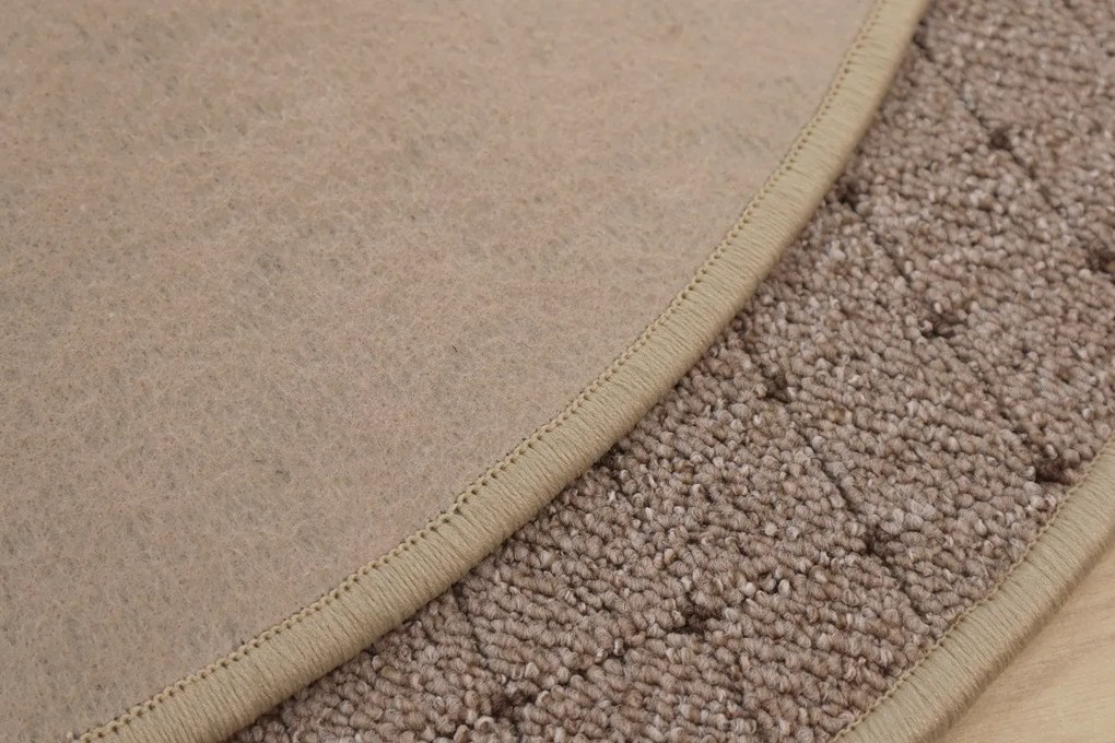 Condor Carpets, Kusový koberec Udinese béžový new kruh, 80x80 (průměr) kruh, béžová, chodba / předsíň