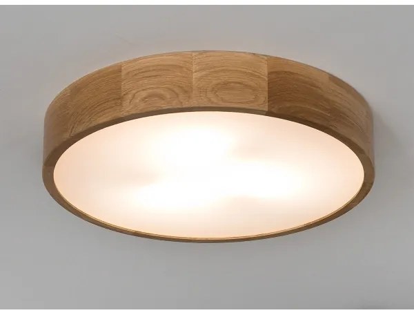 Stropní svítidlo OAK 3xE27/60W/230V dub pr. 47,5 cm