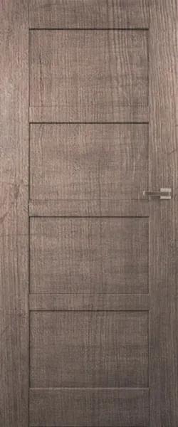 Interiérové dveře vasco doors PORTO plné, model 1 Průchozí rozměr: 70 x 197 cm, Orientace dveří: Levé dveře, Dekor: Dub kartáčovaný
