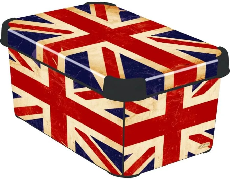 Curver BRITISH FLAG dekorativní úložný box S 04710-D99