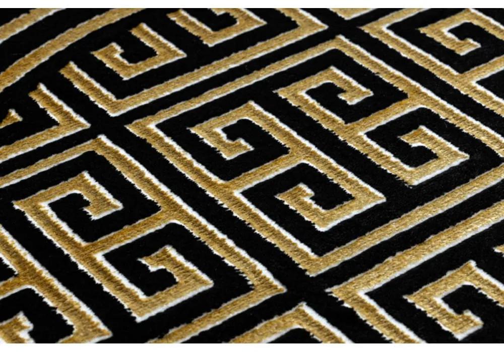 Kusový koberec Alice černý 2 kruh 150cm