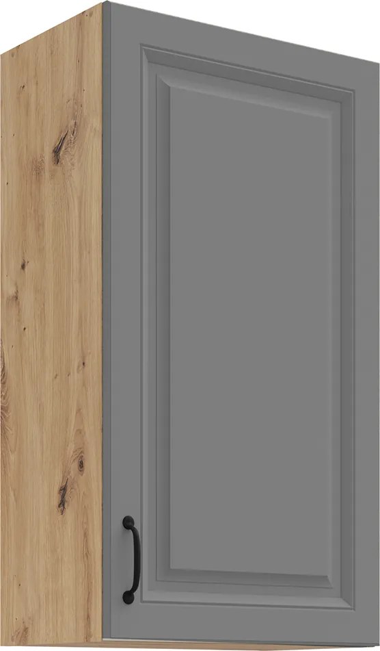 STILO ad | horní skříňka 50 G-90 1F s policemi | 50 cm | VYSOKÁ | UNI dvířka | artisan/šedá