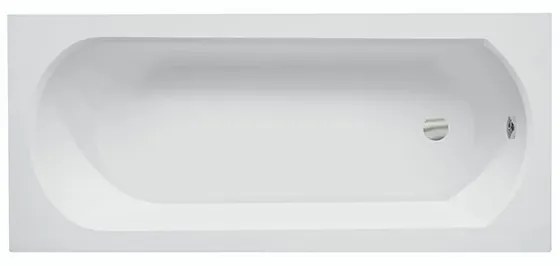 Besco Akrylátová obdélníková vana Intrica 150x75 (160x75, 170x75) Barva: Bílá, Rozměry (cm): 170x75