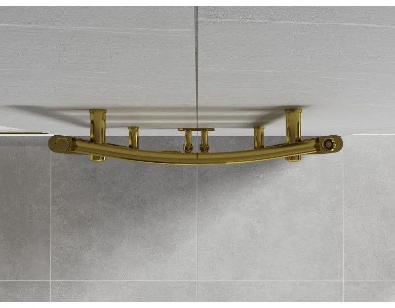 Mexen Ares, topné těleso 700x500 mm, 226 W, zlatá lesklá, W102-0700-500-00-50