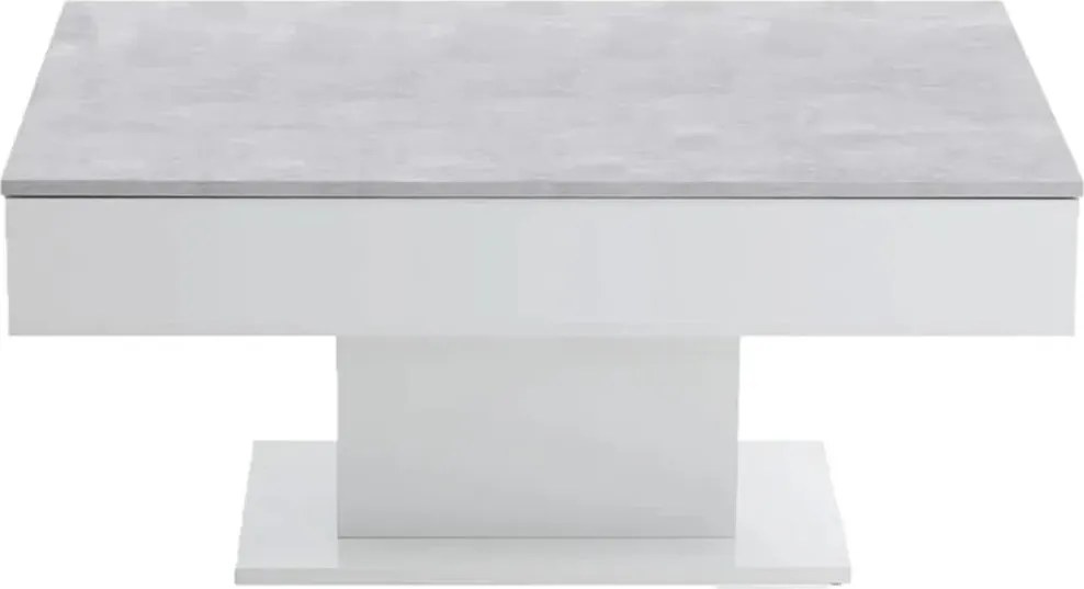 FMD Konferenční stolek dub s patinou a bílý [428686] Barva: starožitný dub