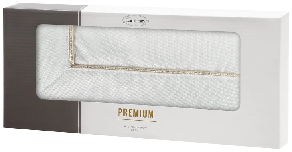 UBRUS MADELE 40X180 CM BÍLÝ