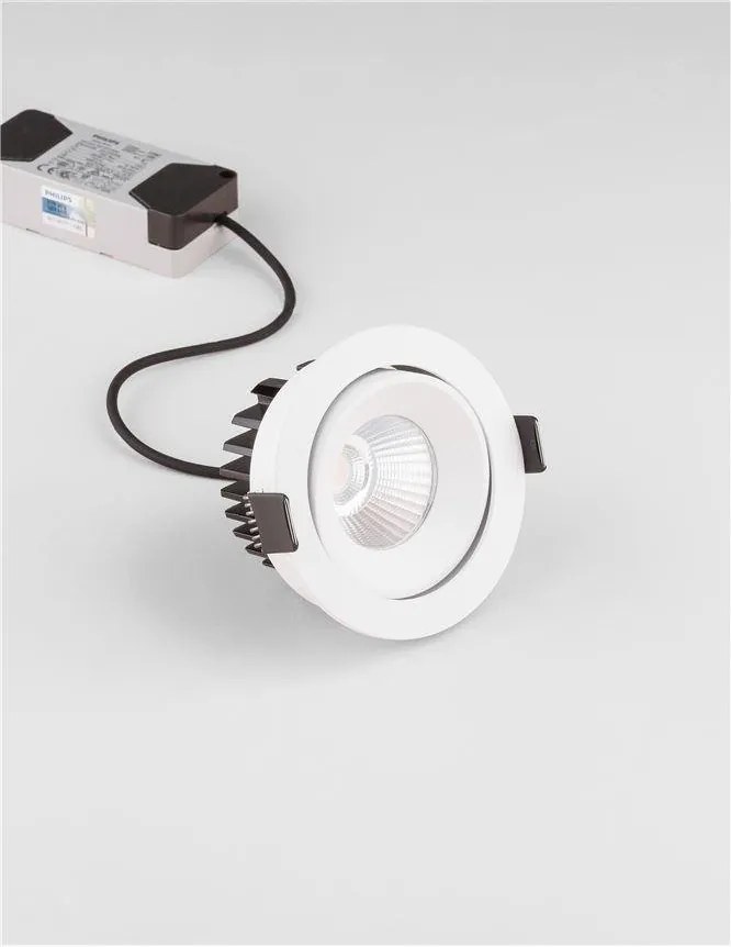 NV 9232117 Zapuštěné svítidlo BLADE bílý hliník LED 12W 3000K 38st. IP65 výklopné - NOVA LUCE