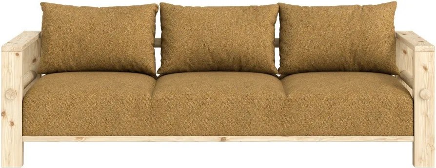 Okrově žlutá pohovka 225 cm Bare – Karup