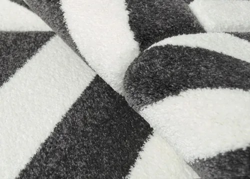 Koberce Breno Kusový koberec VEGAS HOME / PASTEL ART 23/GVG, Černá, Vícebarevné, 160 x 230 cm