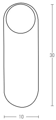 Zambelis H64 - Nástěnné svítidlo 1xG9/9W/230V zlatá
