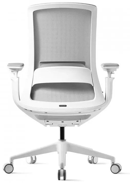 Kancelářská ergonomická židle ROLY WHITE - síťovina Černá