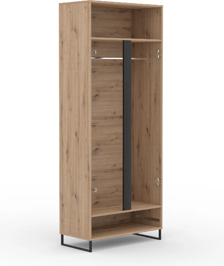 ADRK Furniture Dvoudveřová skříň ARIA WA-ARI-90-A_B