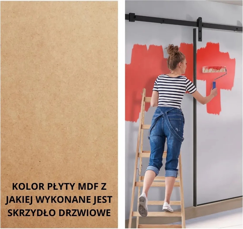 Posuvné dveře k malování / tapetování HS-45 PAINTER 90