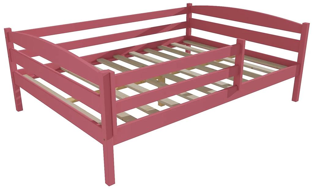 Vomaks Dětská postel DP 020 XL se zábranou Rozměr: 160 x 200 cm, Barva: bezbarvý lak
