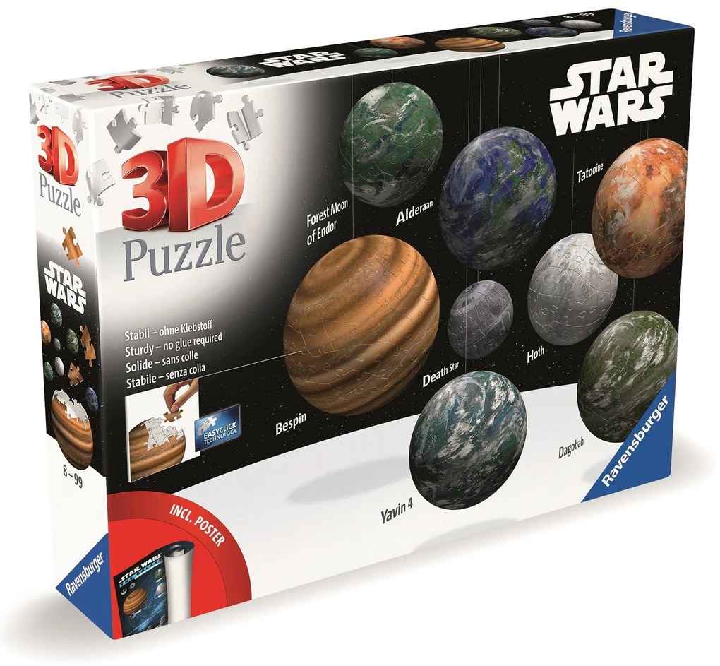 3d puzzle ravensburger 115778 star wars galaxie
