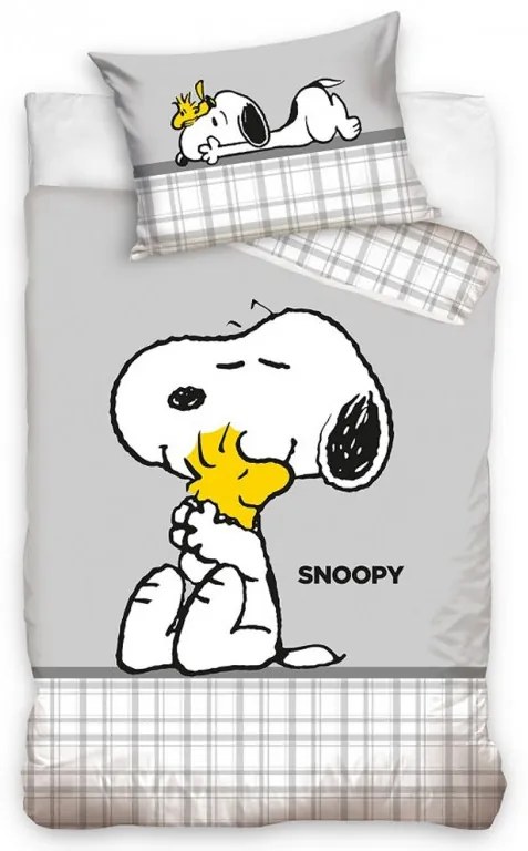 Povlečení do postýlky Snoopy Nejlepší Kamarádi 100x135 / 40x60 cm