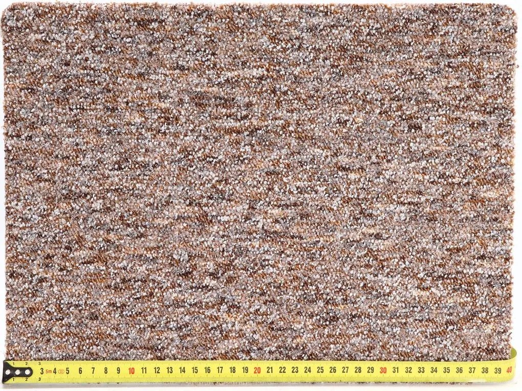 Associated Weavers, Metrážový koberec Savannah 39, na míru, šíře 3m,4m, hnědá, filc, chodba / předsíň