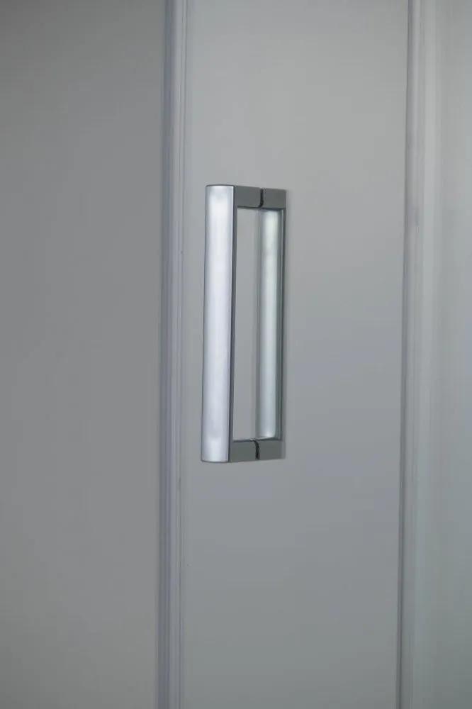 Olsen Spa Sprchové dveře do niky TREOS BARVA rámu - Hliník leštěný, Rozměr A - 110 cm, Směr zavírání - Univerzální Levé / Pravé, Výplň - Čiré bezpečnostní sklo - 6 mm OLBENW102711CC