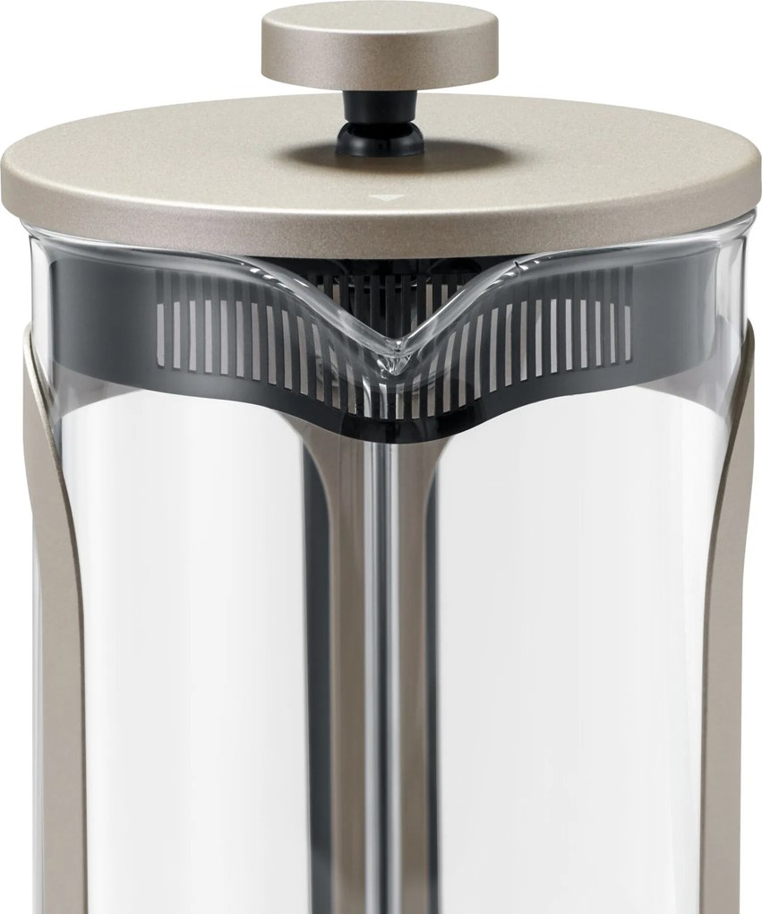 Tchibo - Konvička french press 800 ml, 6 šálků, šampaň