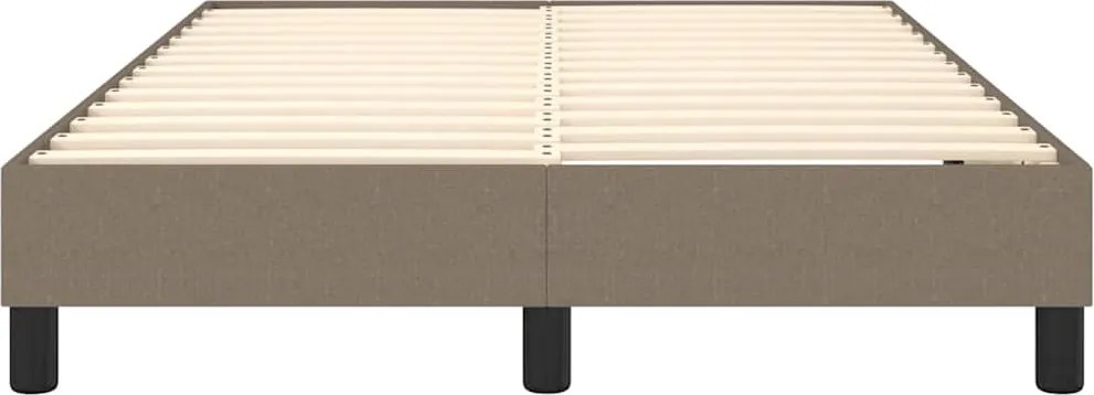 Rám postele s boxspringem taupe 120 x 200 cm textil 3120504