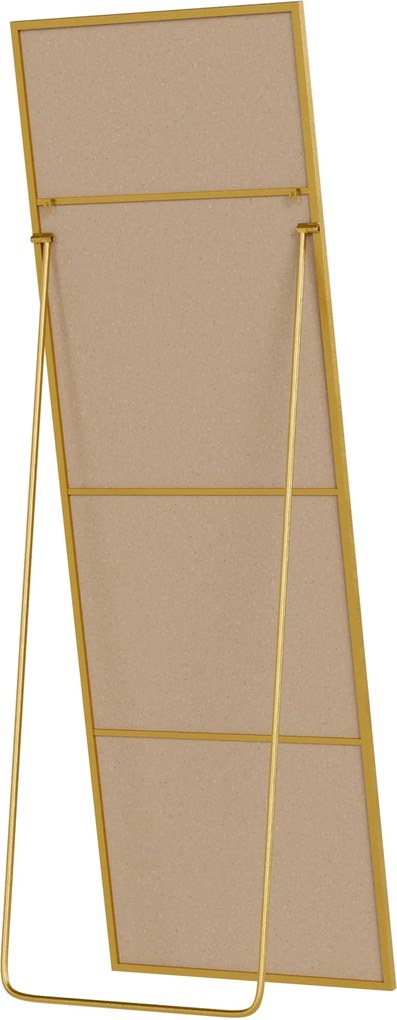 Zrcadlo Benicia 150x50 cm – zlatá lesklá