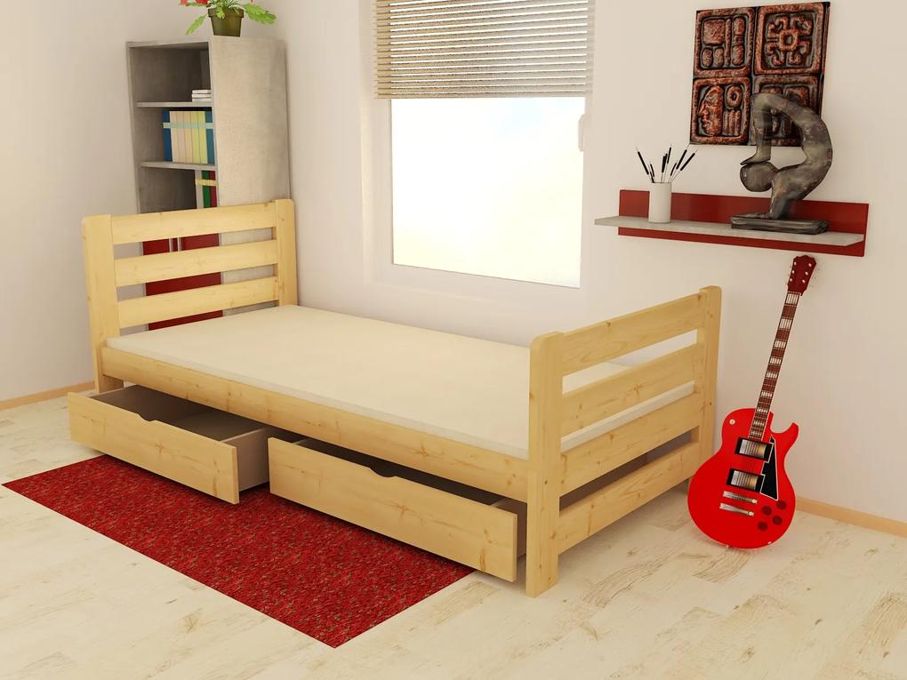 Dětská postel MAX 1 vč. roštu a úložných prostor Rozměr: 80x200, Barva: Růžová