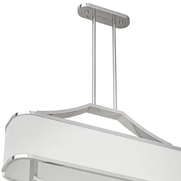 Designový lustr Gerdo Ovale chrom