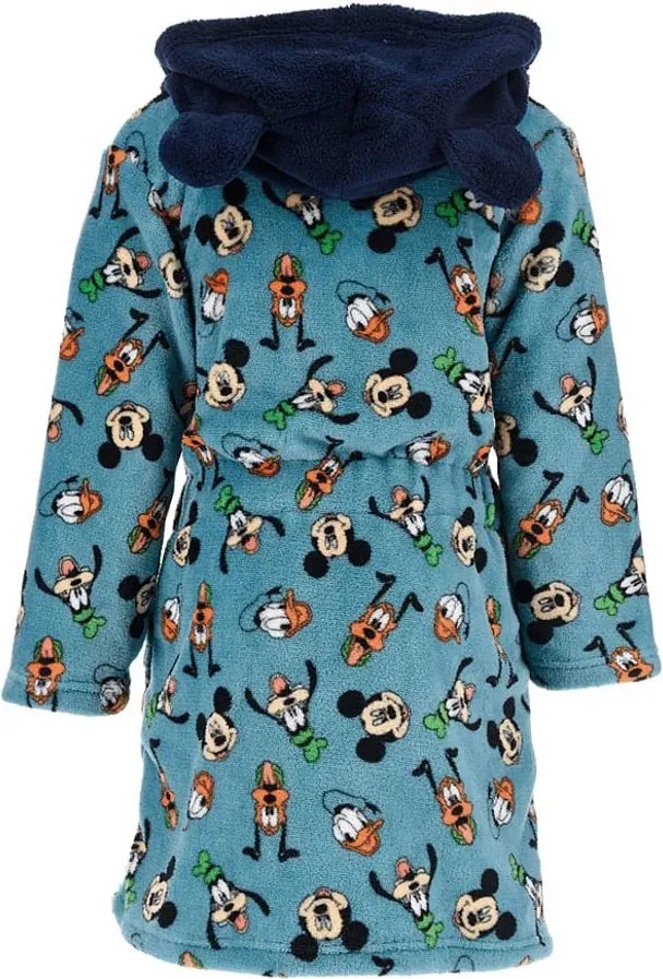 Dětský coral fleece župan s kapucí Disney, EU 98 Modrá