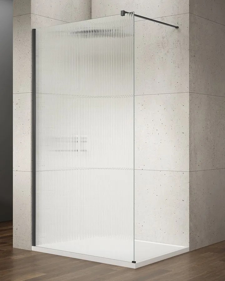 Gelco Sapho, VARIO WHITE jednodílná sprchová zástěna do prostoru, čiré sklo, 1200 mm, GX1212GX2215