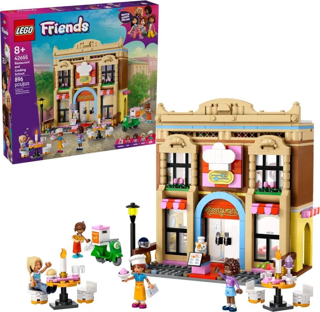 Lego friends 42655 restaurace a škola vaření 5702017815237