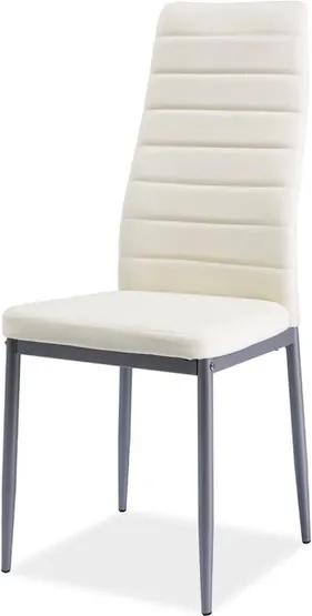 Židle H261 bis hliník rošt/krém