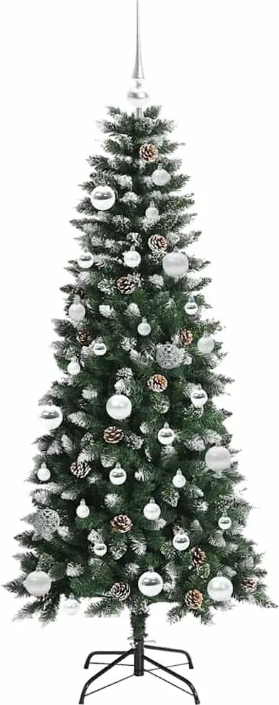 Umělý vánoční stromeček Zelená 150 cm PVC, plast a ocel 3395813