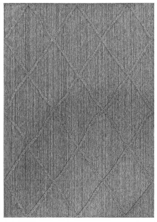Ayyildiz, Kusový koberec Patara 4952 Grey – na ven i na doma, 200x290, šedá, chodba / předsíň