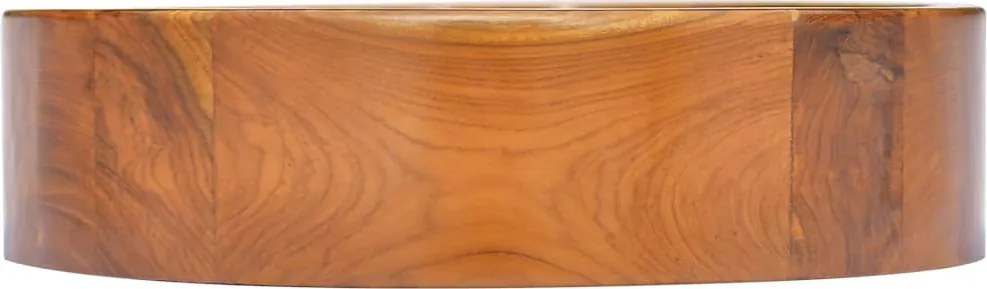 Umyvadlo masivní teak Φ40 x 10 cm 326159