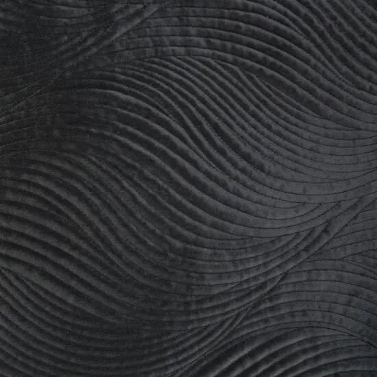 Kvalitní prošívaný přehoz v černé barvě Šířka: 170 cm | Délka: 210 cm