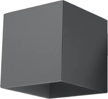 Nástěnné svítidlo SOLLUX Quad 1 G9 1x40W bez zdroje SL.0565 antracit