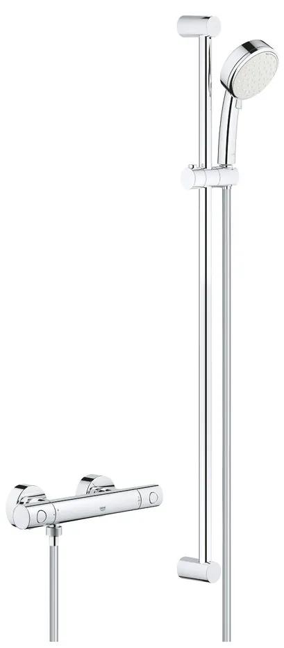 Grohe Grohtherm 800 Cosmopolitan - Termostatický sprchový set se sprchovou tyčí 900 mm, chrom 34768000