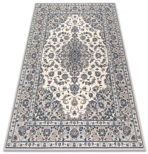 Vlněný kusový koberec NAIN 7335/51935 Klasický béžový modrý Rozměr: 200x300 cm