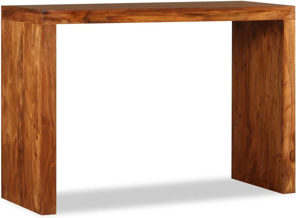 Odkládací stolek - dřevěný masiv a sheesham | 110x40x76 cm
