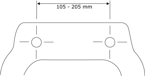 WENKO 22979100-WC sedátko NATURAL BEECH 35,5x42,5 cm hnědá/stříbrná